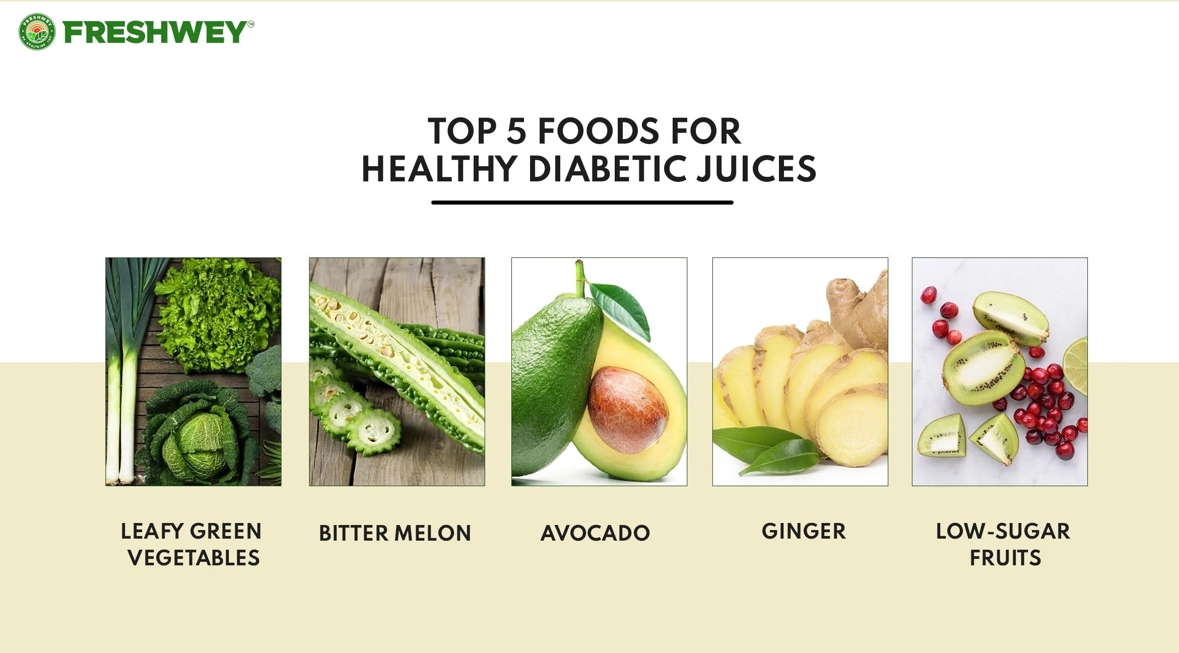 Top 5 Foods for Healthy Diabetic Juices – Freshwey